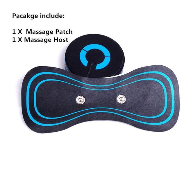 Massage -Mini Masseur Électrique Portable Ems Pour Le Cou Et La Poitrine, Stimulateur De Massage ...