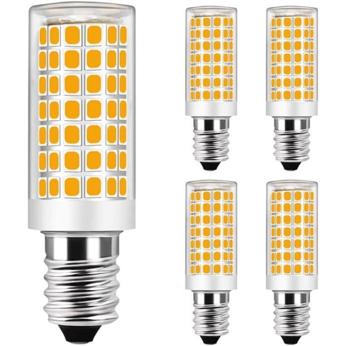 Ampoule E14 9W LED équivalent Ampoule Halogène 75W, 750Lm, Blanc Chaud 3000K, Ampoules LED E14 ...