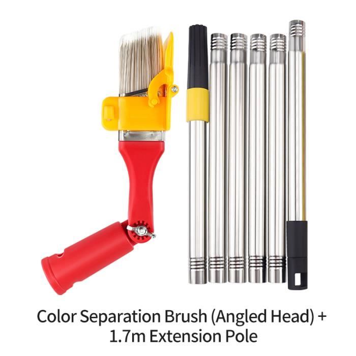 Rouleau de peinture - Set B-A - Pinceau mural multi-angle - Rallonge 1 ...