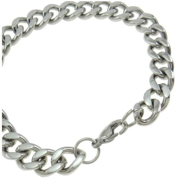 Gourmette homme large acier inoxydable - Achat / Vente bracelet ...