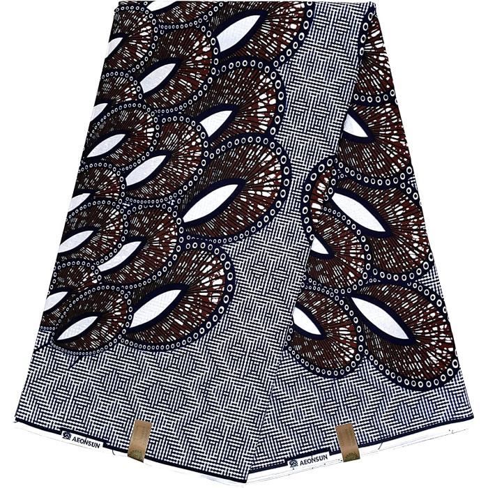 Wax Pagne Tissu Africain collection HITARGET 6 Yards ciré imprimé pur ...