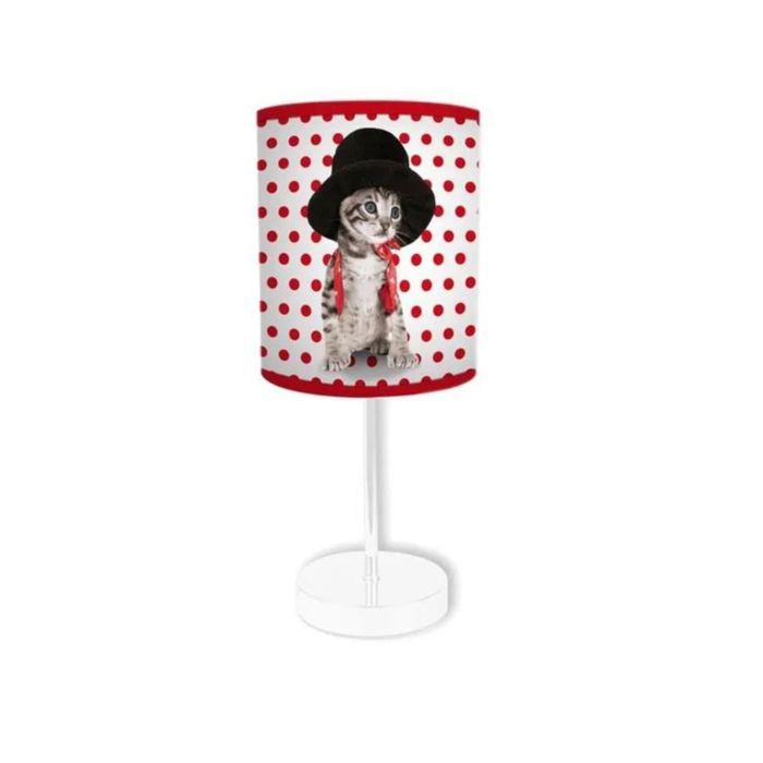 Lampe - Chaton - Métal - 1 ampoule - 9W - 32x12cm - Cdiscount Maison