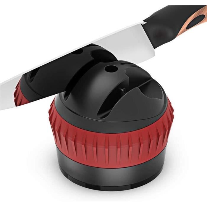 Affûteur Couteau Cuisine, affûteur Couteau d'aspiration Portable antidérapant avec Ventouse en ...