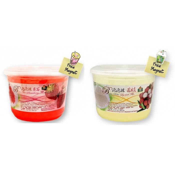 Bolle Popping Boba Pearls Litchi + Fraise 950g/Boite - Cdiscount Au ...