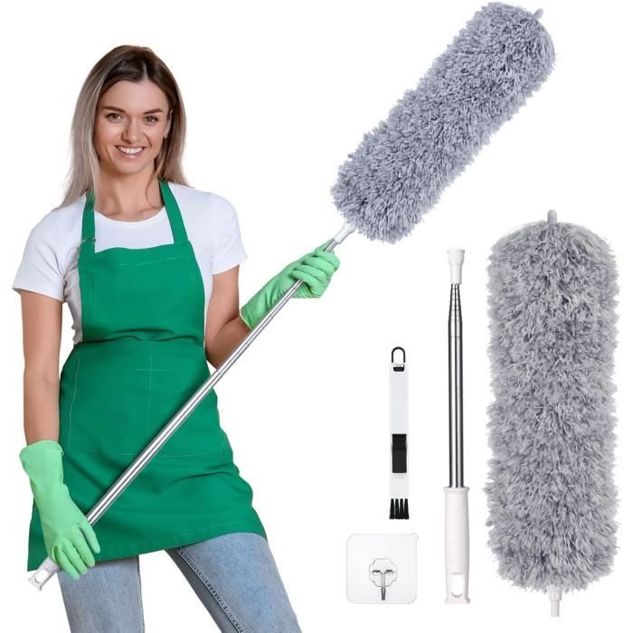 Plumeau Poussière,Plumeau Télescopique,Plumeau Microfibre Avec Poignée ...
