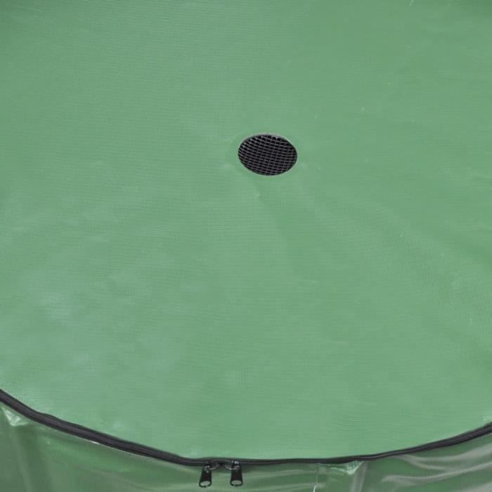 Réservoir d'eau de pluie pliable - DRFEIFY - 750 L - Vert - Cuve ...