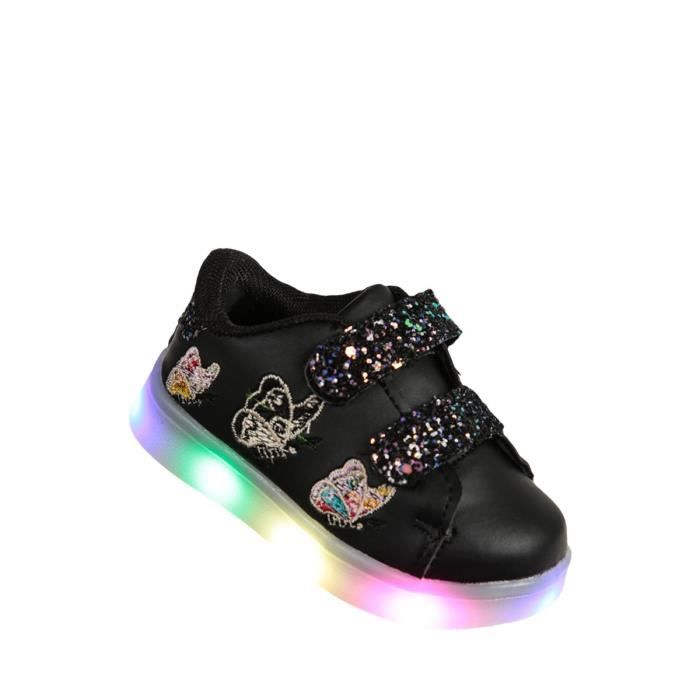 Baskets LED Noir - Cdiscount Chaussures