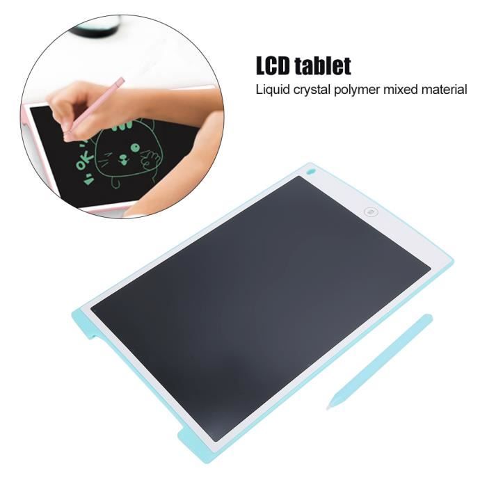 Mxzzand Ecran LCD pour écriture à la main 12in LCD Pad d'écriture à la ...
