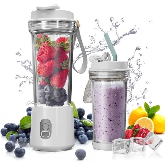 Mini Blender Portable, Mixeur Smoothie 500Ml, Mixeur Portable Usb ...