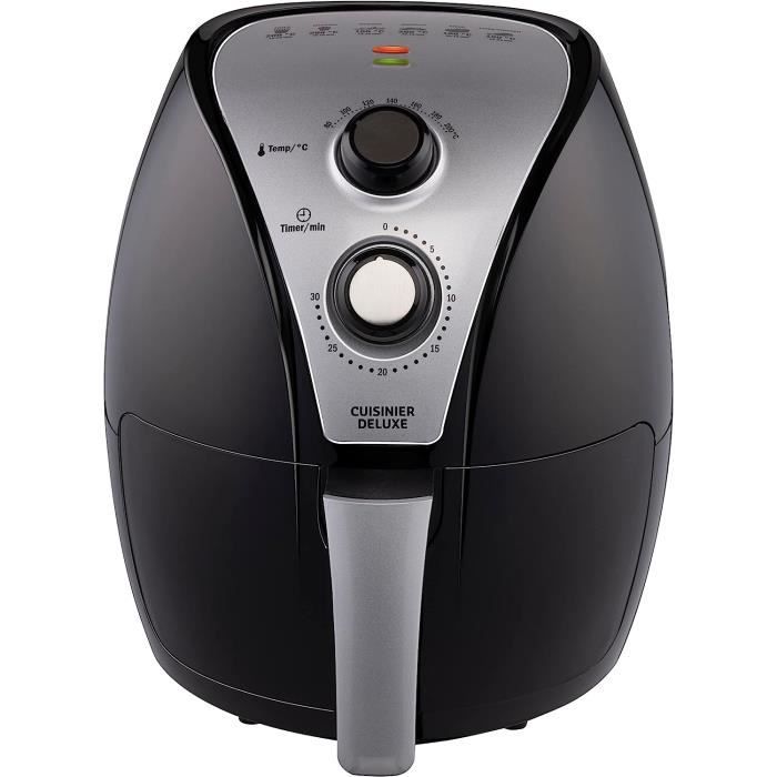 Deluxe Friteuse à air chaud sans huile Airfryer 3,2 l Frigge cuisinière ...