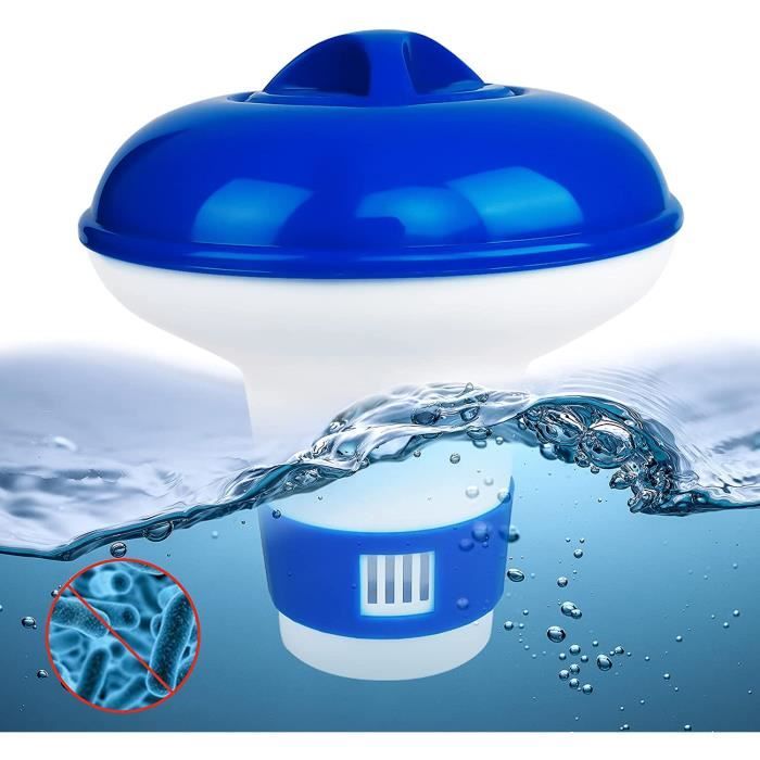Yisscen Distributeur Flottant pour Piscine,5 Pouces Diffuseur de Chlore ...
