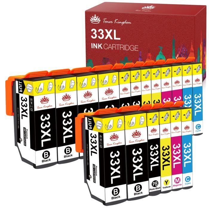 TONER KINGDOM 18 Pack Cartouche Epson XP-7100 XP-540 XP-530 XP-640 XP ...
