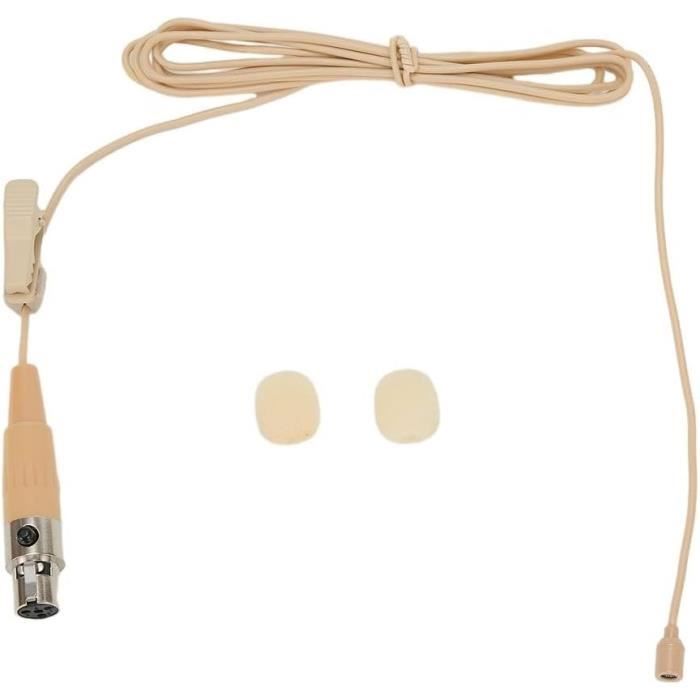 Micro Cravate Omnidirectionnel Avec Couvercle De Microphone Xlr 3 ...