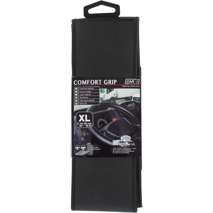 Couvre-Volant Comfort Grip Noir Micro-Perfore Surp.Noire Xl 41-42Cm ...