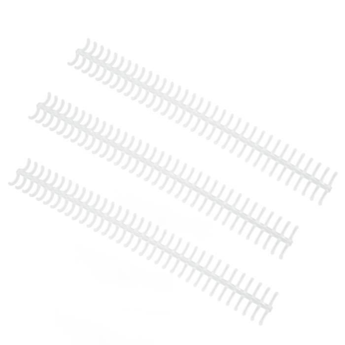 FHE-Colonne de reliure Anneaux de liaison en plastique à 34 trous, 10 ...