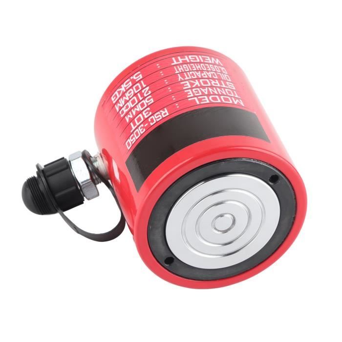 YOSOO Cylindre hydraulique à trous creux Cylindre Hydraulique à Piston ...