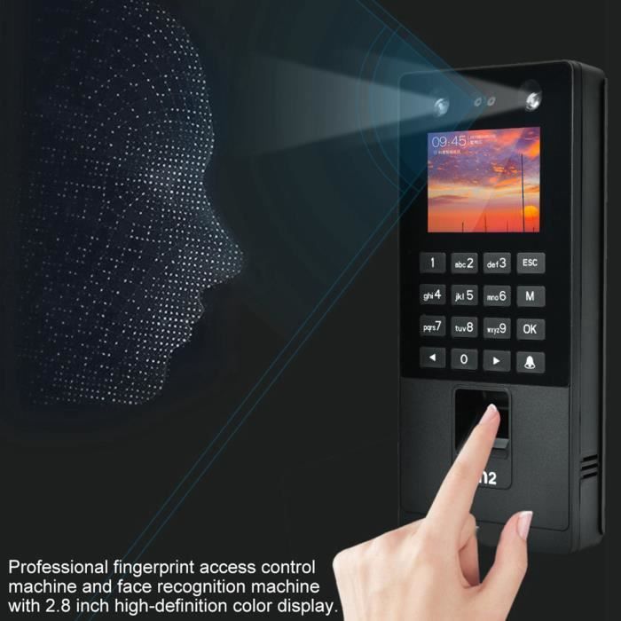 YOSOO Fingerprint Access Control 2.8in TFT Face Fingerprint Time Attendance Wiegand26 TCP Access ...