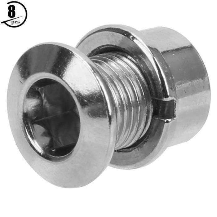 Vis de pédalier 8pcs vis de roue de vélo en acier avec boulon et écrou ...