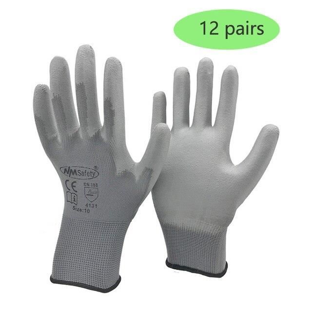 GANT DE CHANTIER,PU1350 GR-XXL--Gants de travail de sécurité tricotés ...
