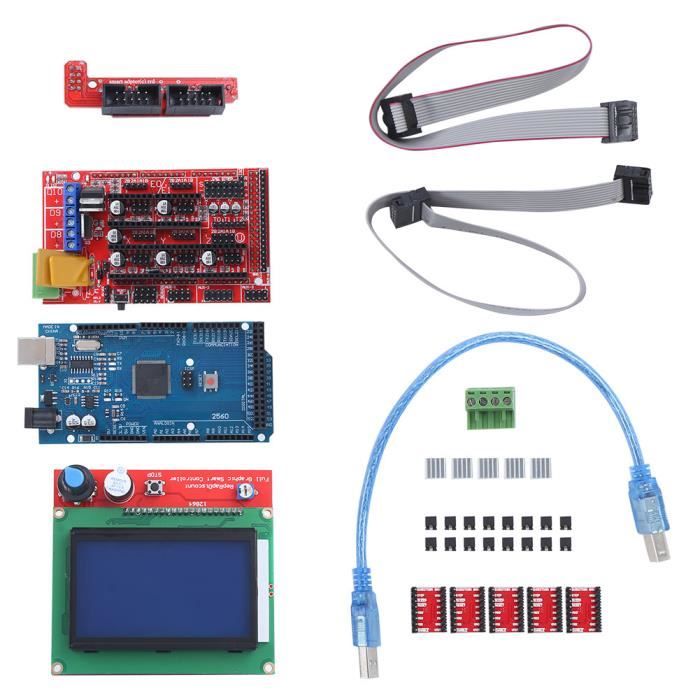 Kit d'imprimante 3D - EJ.LIFE - Reprap - RAMPS 1.4 - Mega 2560 - LCD ...