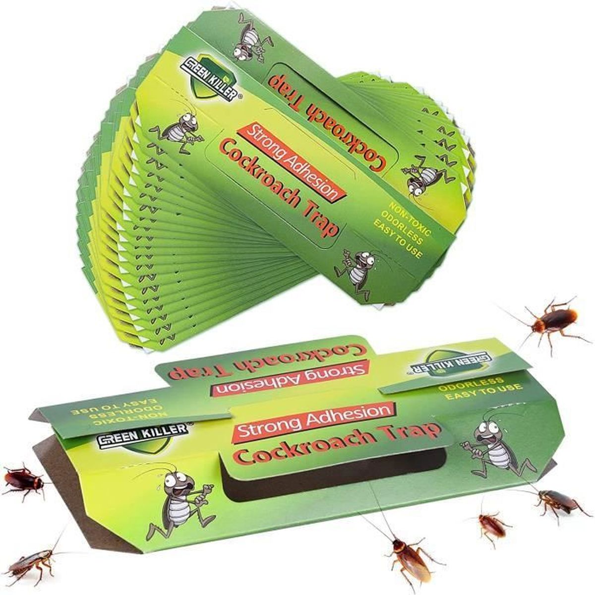 0 Pièces Piège à Cafards avec Piège Colle , Produit Anti Cafards, Anti ...