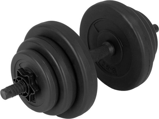 10 kg Ensemble d'haltères, 2x 10kg / 2x 8kg / 10kg, Matériaux variés ...