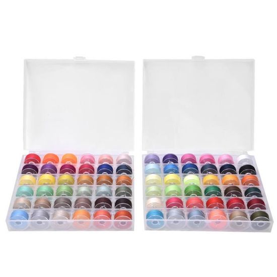 Fil de canette - EJ.LIFE - 72 couleurs - Accessoires de couture - Haute ...