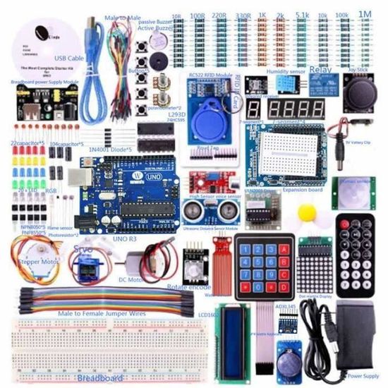 UNO Projet Kit De Démarrage Le Plus Complet Mode D'emploi Avec Guide D ...