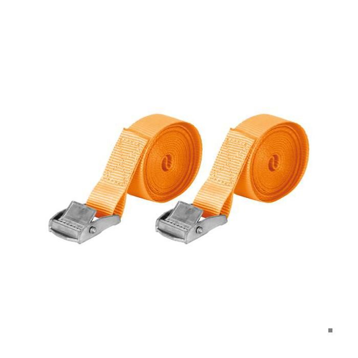 Sangles d'arrimage CARPOINT - 4,5m - 250kg - Orange - 2 pièces ...