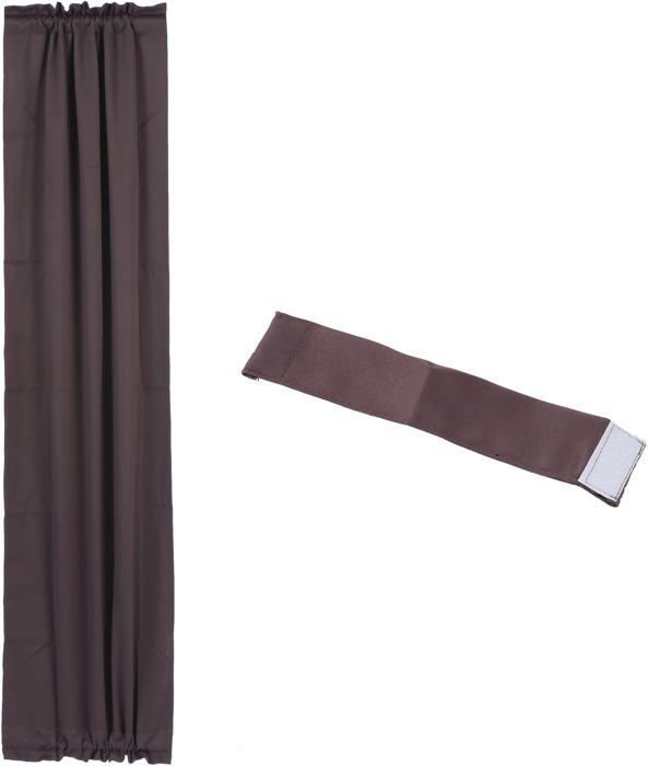 Rideau Occultant Pour Porte, 25" Largeur X 72" Longueur, Demi-Rideau ...
