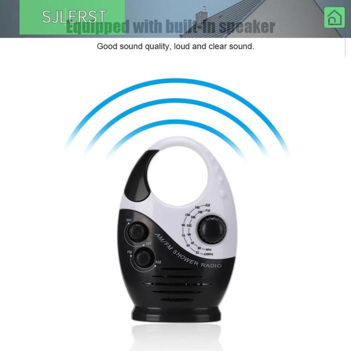 Sjlerst radio portable Récepteur radio étanche bi-bande Am FM portable ...