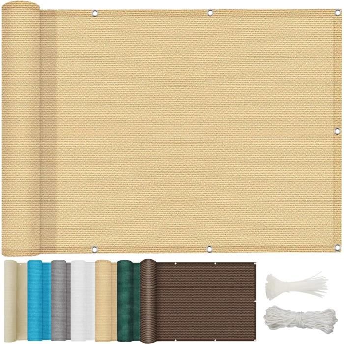 Brise-Vue Pour Balcon 60 X 950 Cm Toile De Balcon, Ecran De Protection ...