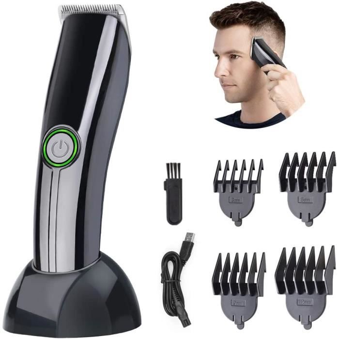 Tondeuse à cheveux professionnelle - O381 - Noir - 4 longueurs de coupe ...