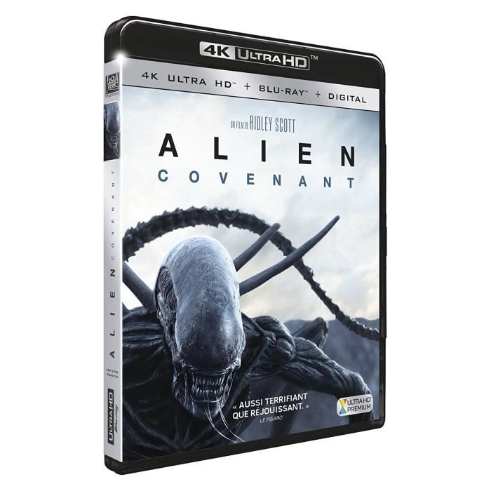 Alien covenant blu ray ultra hd 4k + blu ray 2017 - Cdiscount DVD