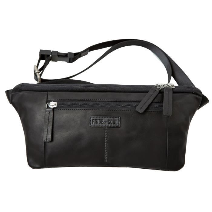 Pride and Soul Street Sac banane en cuir 33 cm 47534 schwarz ...