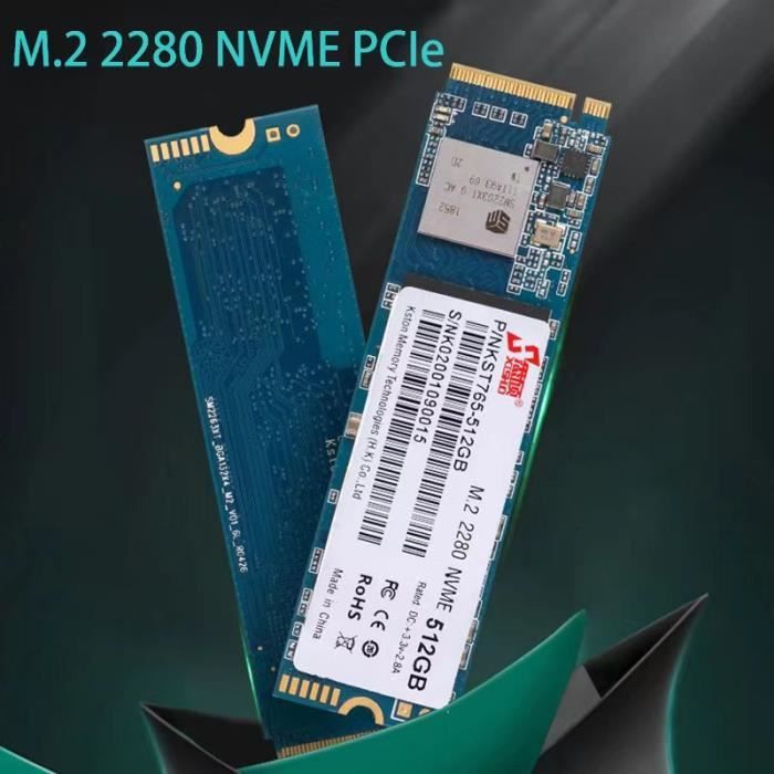 Xishuo Disque Dur Interne Nvme M2 2280 Avec Capacité De 256 Go 128 Go ...