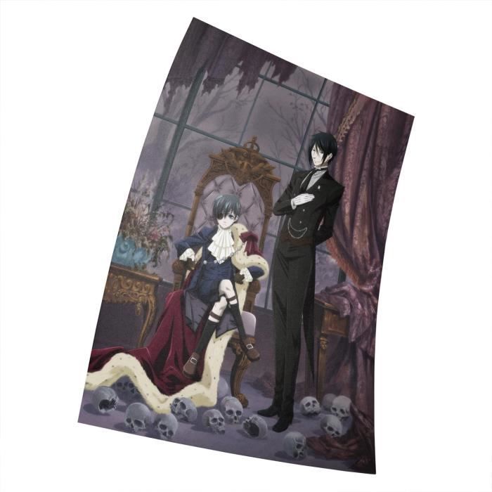 Poster Black Butler - Dimensions : 280 X 430 Mm - Finition Givrée ...