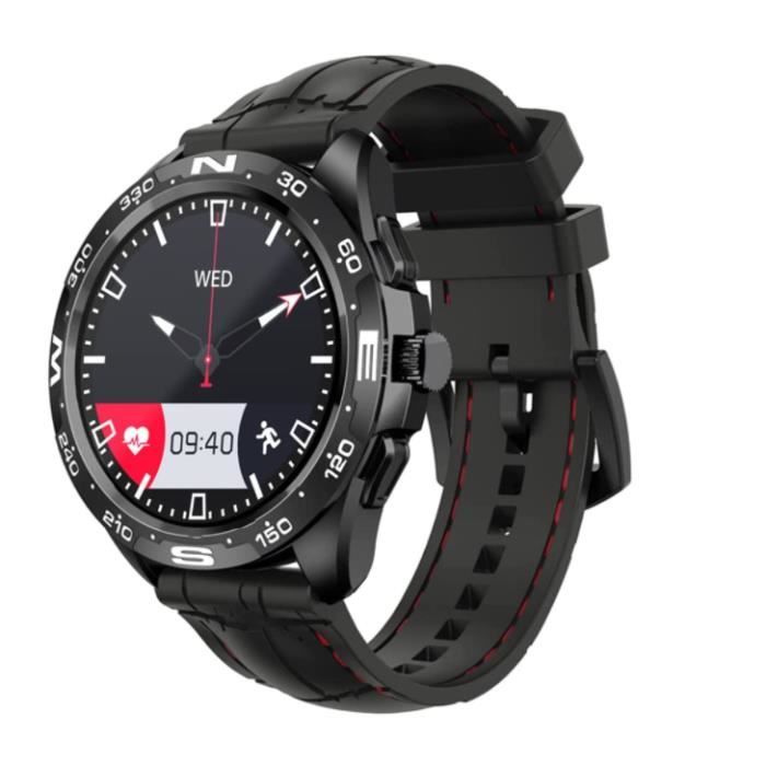 Chronus Montre Connectée, 1.72" Full Touch Screen Smartwatch Rose Fitness Tracker avec (noir ...