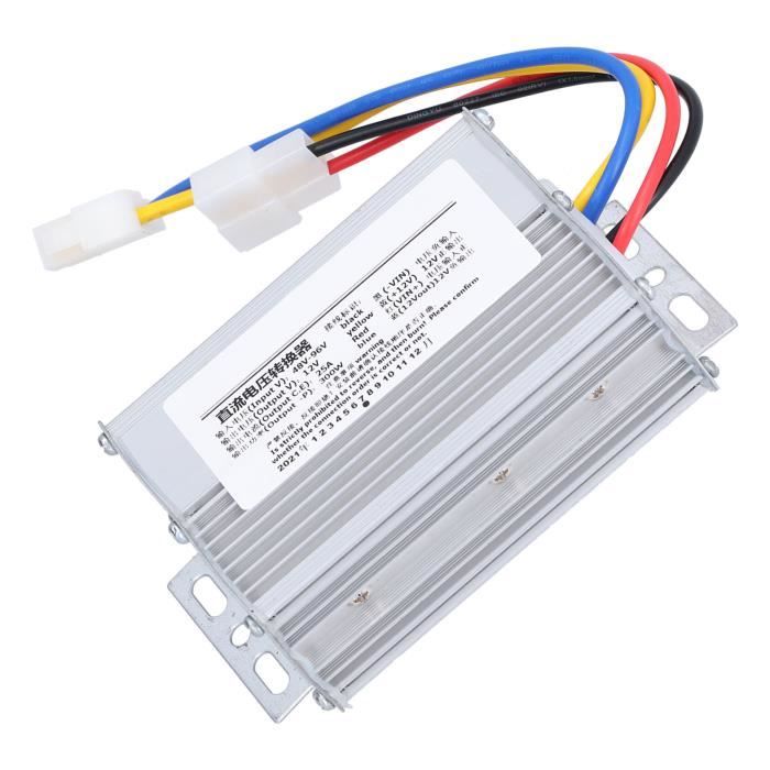 Cikonielf Alimentation abaisseur Convertisseur de tension 48V-96V à 12V DC Transformateur d ...