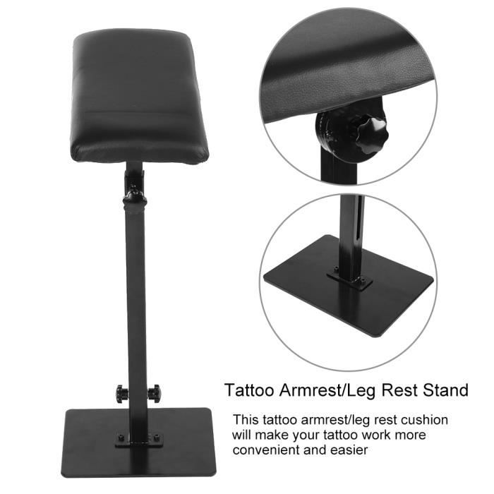 Adjust Tattoo Arm Leg Rest Tripod Stand Soft Sponge Pad Armrest Wrench ...