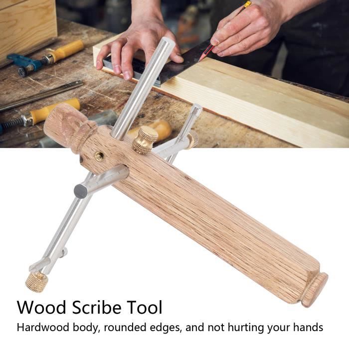 TIM® Outil de traçage à double tige en acier inoxydable Scribe outil de ...