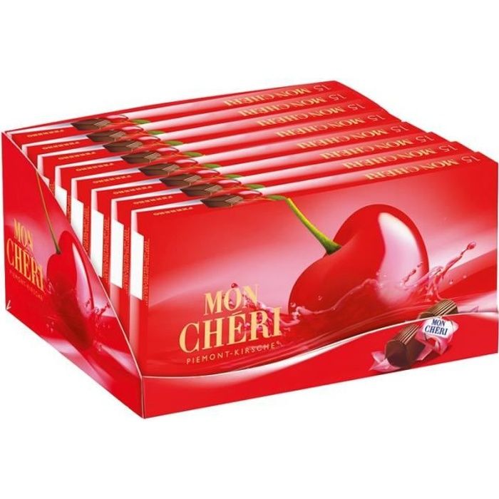 Ferrero Mon Cheri 157g, Praline, 8 packs - Cdiscount Au quotidien