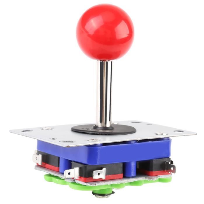 Red Ball Top 2/4/8 Way Joystick portable léger, poignée de boule de ...