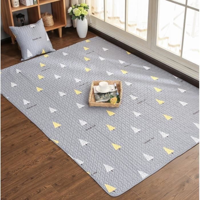 Tapis de jeu Tapis Ramper bébé Tapis chambre d'enfants Rond Moquette ...