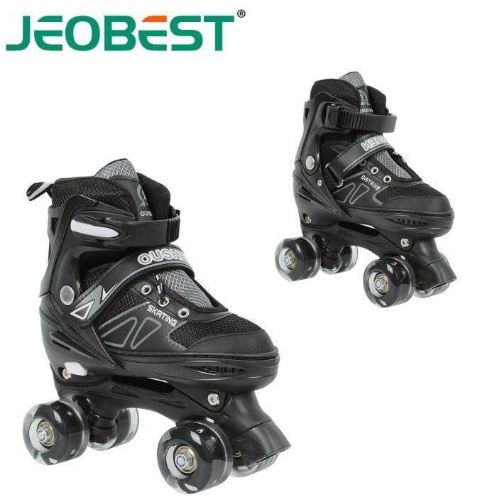 JEOBES Patins à roulettes Taille S-Cadre en aluminium-Taille ajustable ...