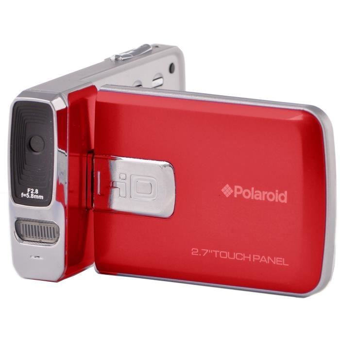 POLAROID IX2020-RED Camescope numérique Full HD 1080 P - Photo 20 Mpx ...