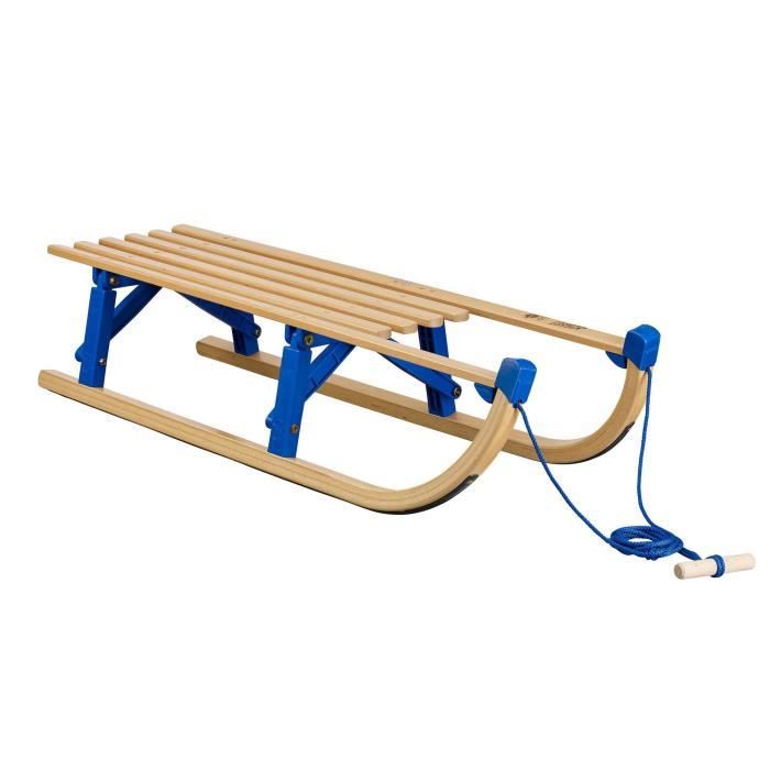 Neuf Luge en Bois Pliable - Design Authentique - 110cm, 2 personnes ...