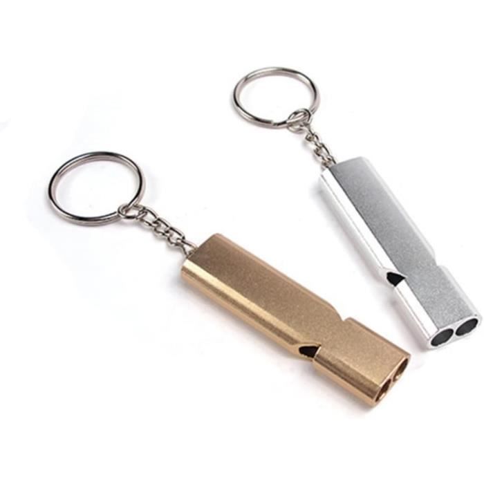 Sifflet D'Urgence 2 Pièces Sifflet De Survie Double Tubes Sifflet ...