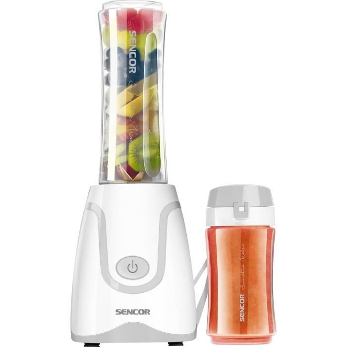 Sencor Blender Smoothie Ultra-Puissant 500W, 2 Bouteilles Tritan 0,6L 0 ...