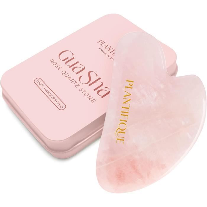 Gua Sha - Gua Sha Visage Corps - Gua Sha Rose Quartz - Outil De Massage ...